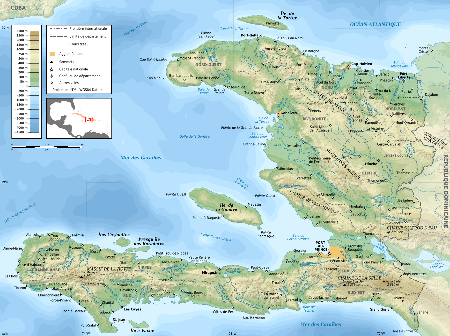 Maps Of Haiti Map Library Maps Of The World